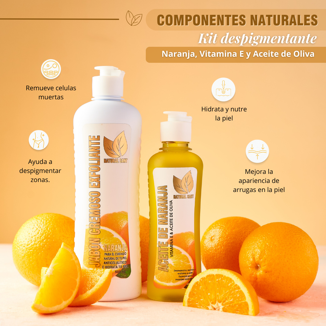 Kit Naranja Despigmentación Natural Sant Cosméticos